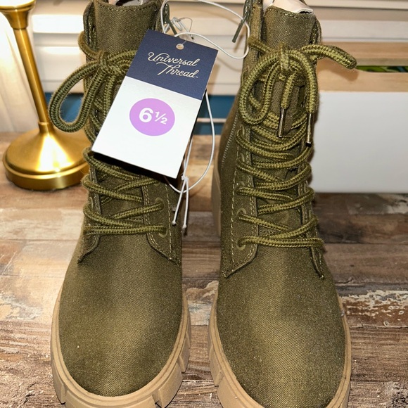 Universal Thread | Shoes | Universal Thread Womens Olive Combat Boots ...